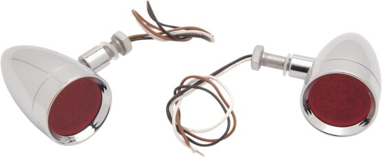Chrome Glow Smooth Body Beacon 1 LED Turn Signals – Ratchet Baggers